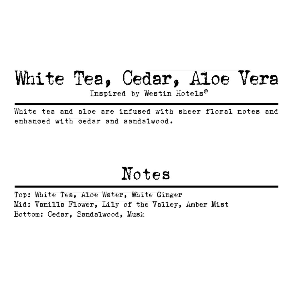 Westin Hotel® Sample Scent Strip – Light 4 Life